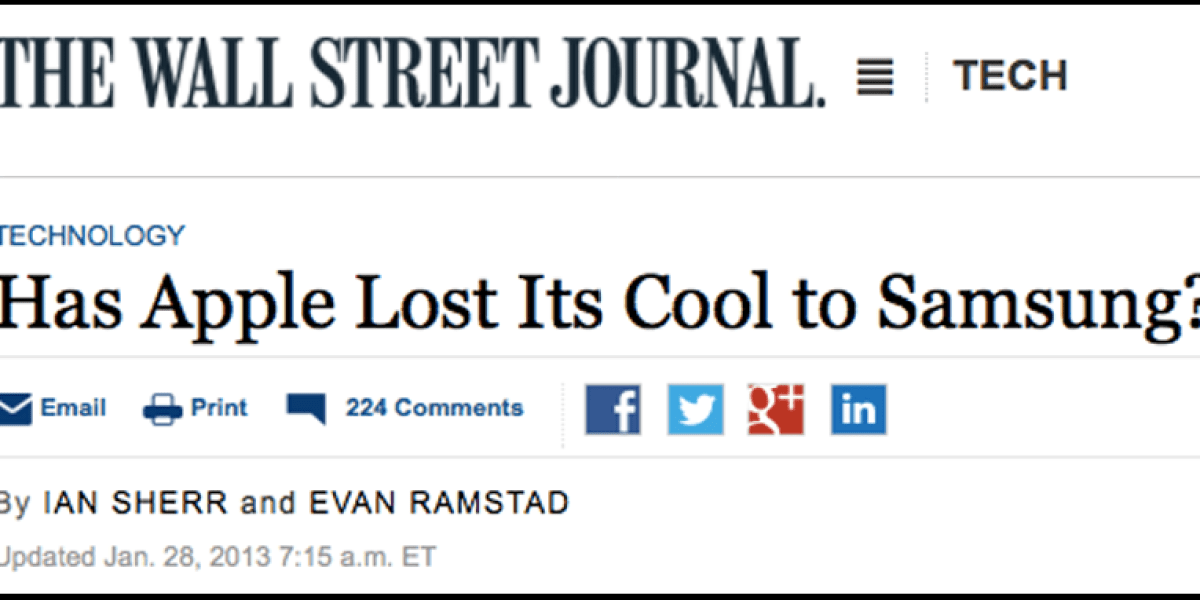 About the Wall Street Journal's Apple 'story line' | Fortune