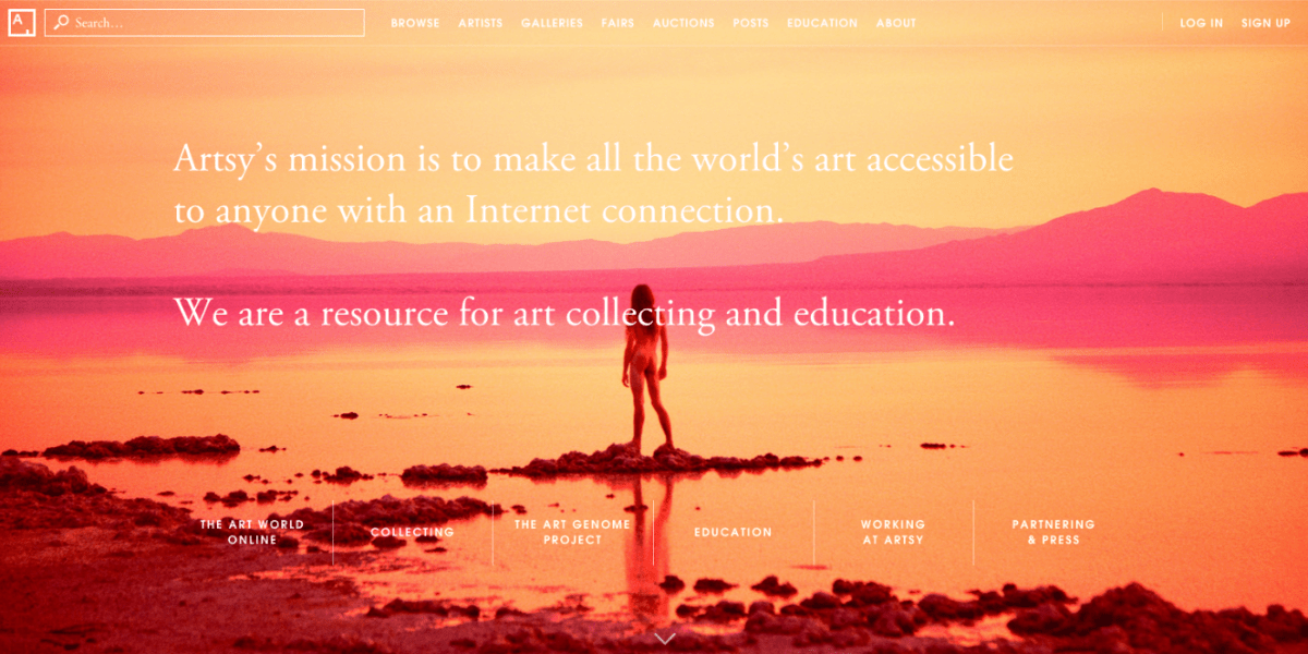 Artsy, a tech startup, lures art galleries and collectors online | Fortune