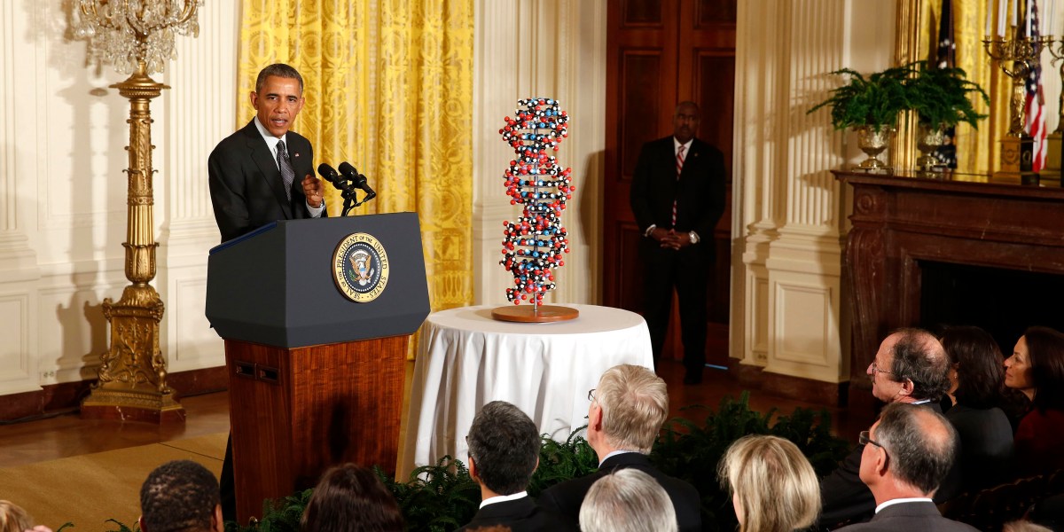 Obama launches a DNA data drive to revolutionize disease treatments ...