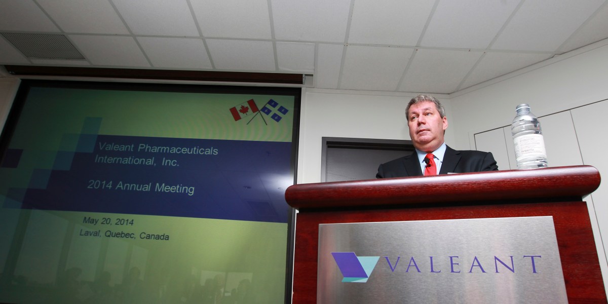 Valeant's Epic 90% Plunge: A Timeline of How it Happened | Fortune