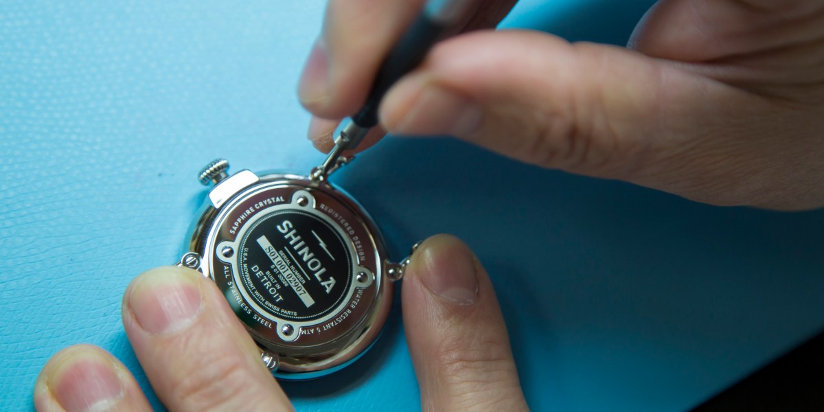 Shinola Takes Aim at Apple Watch in New Ad | Fortune