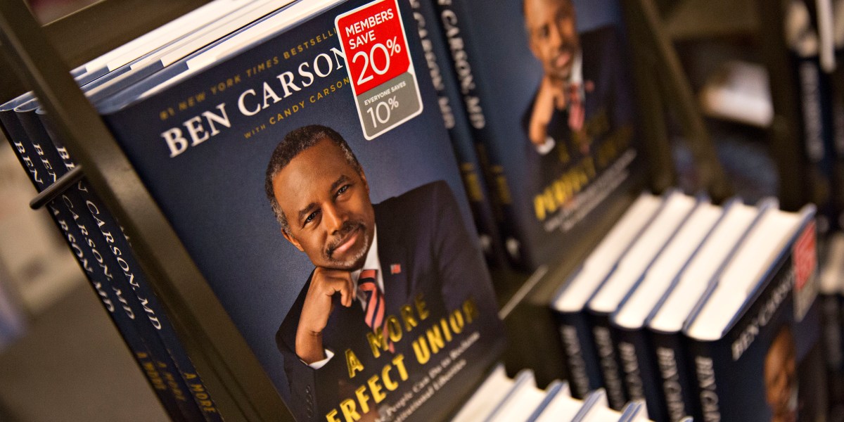 Ben Carson: Book Sales Could Help Him Win The Presidency | Fortune