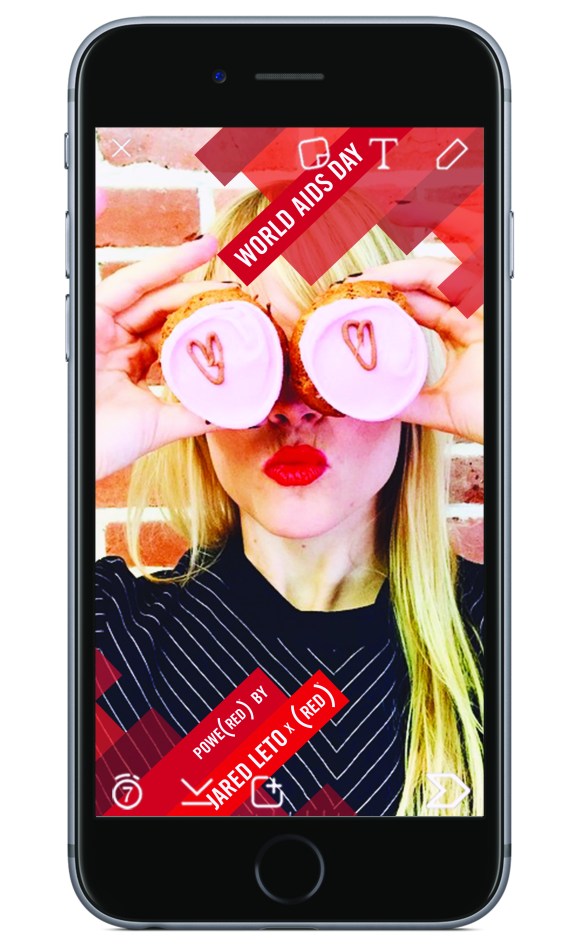 Snapchat Teams Up with (RED) To Fight AIDS With Your Photos | Fortune