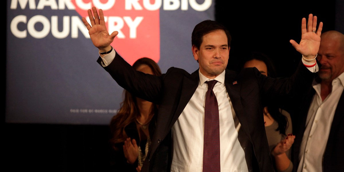 Marco Rubio Is Winning the Campaign for Wall Street Cash | Fortune