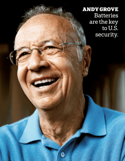 Intel Co-Founder Andy Grove on Battery Power | Fortune