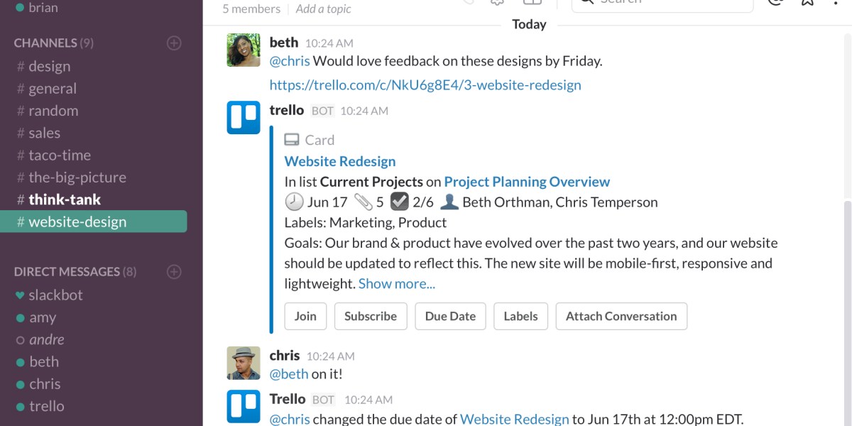 Slack Is Making Its Workplace Chat App Even Stickier | Fortune