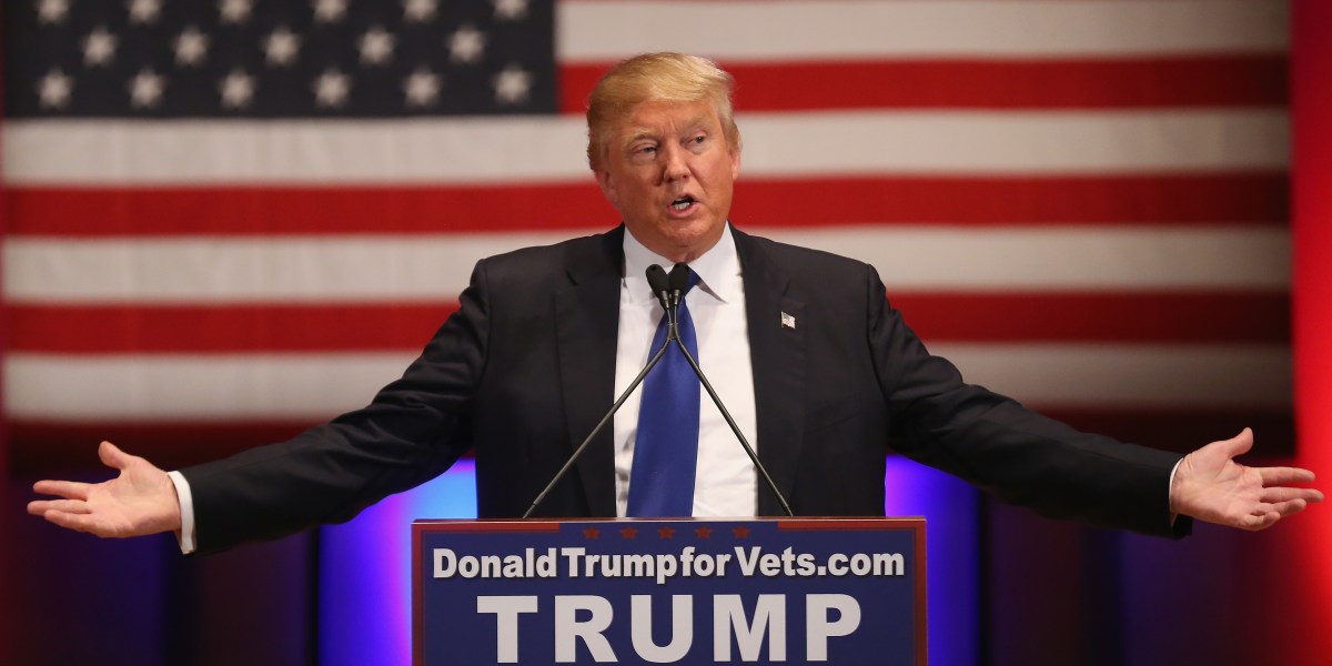 Donald Trump Campaign Unveils New Logo After Social Media Mockery | Fortune