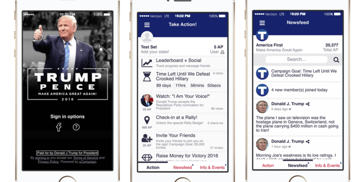 With Trump’s Campaign App, There’s No Wall Protecting Your Data | Fortune
