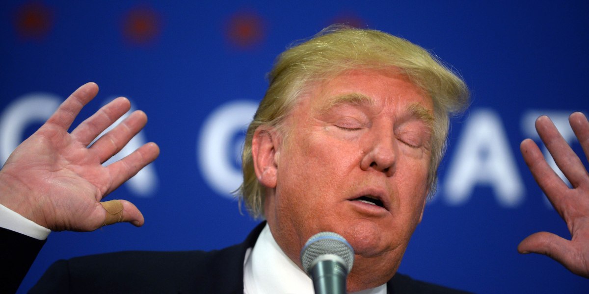 Election: Donald Trump Campaign Website Fixes Headline-Spoofing Glitch ...