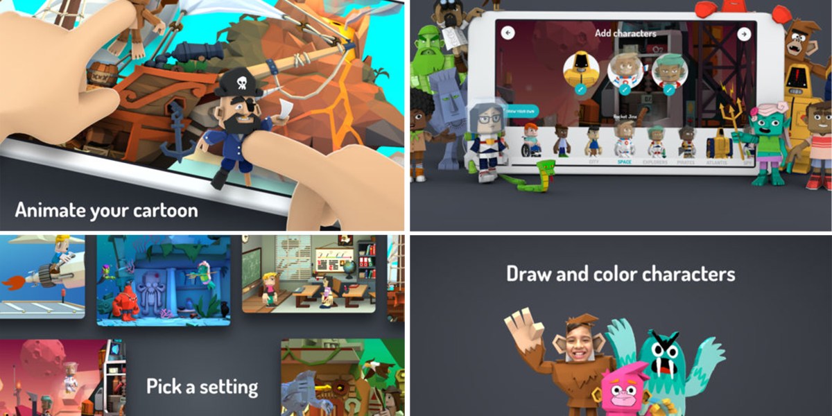 Google Is Offering a 3D Version of its Free Toontastic Animation App ...