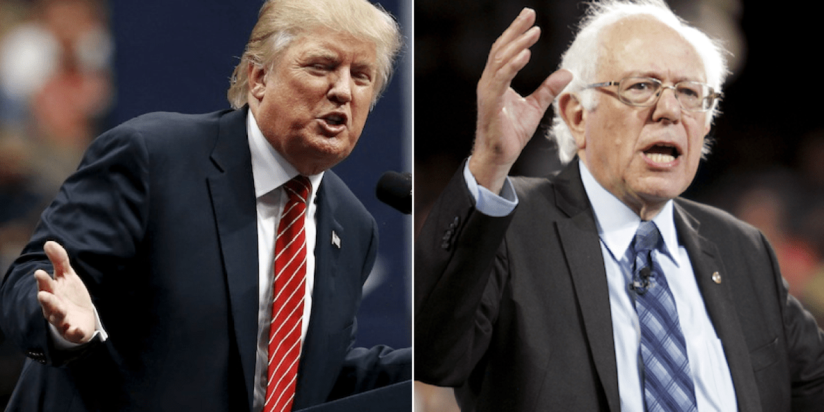 Here's Where Donald Trump Says He's a Lot Like Bernie Sanders | Fortune