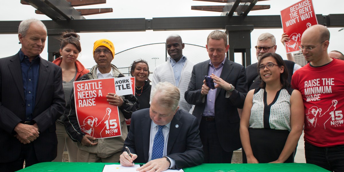 Seattle Minimum Wage Policy Cost Workers Money, Study Says | Fortune