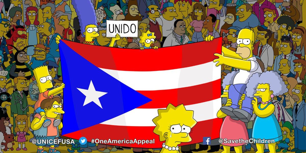The Simpsons Season Premiere Urges Viewers to Donate to Puerto Rico ...