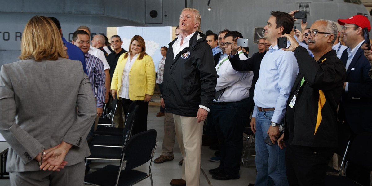 Puerto Rico: Donald Trump Says Hurricane Maria Hurt U.S. Budget | Fortune