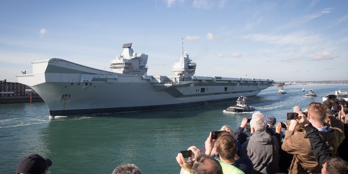 The HMS Queen Elizabeth Has Sprung A Very Costly Leak | Fortune