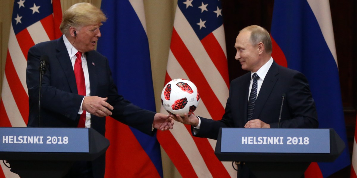 Putin’s Soccer Ball for Trump Had Transmitter Chip, Logo Indicates ...