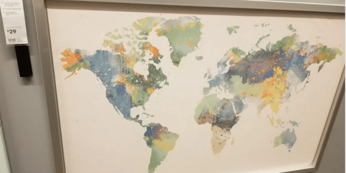 Ikea Is Selling a World Map That Doesn’t Include New Zealand - Again ...