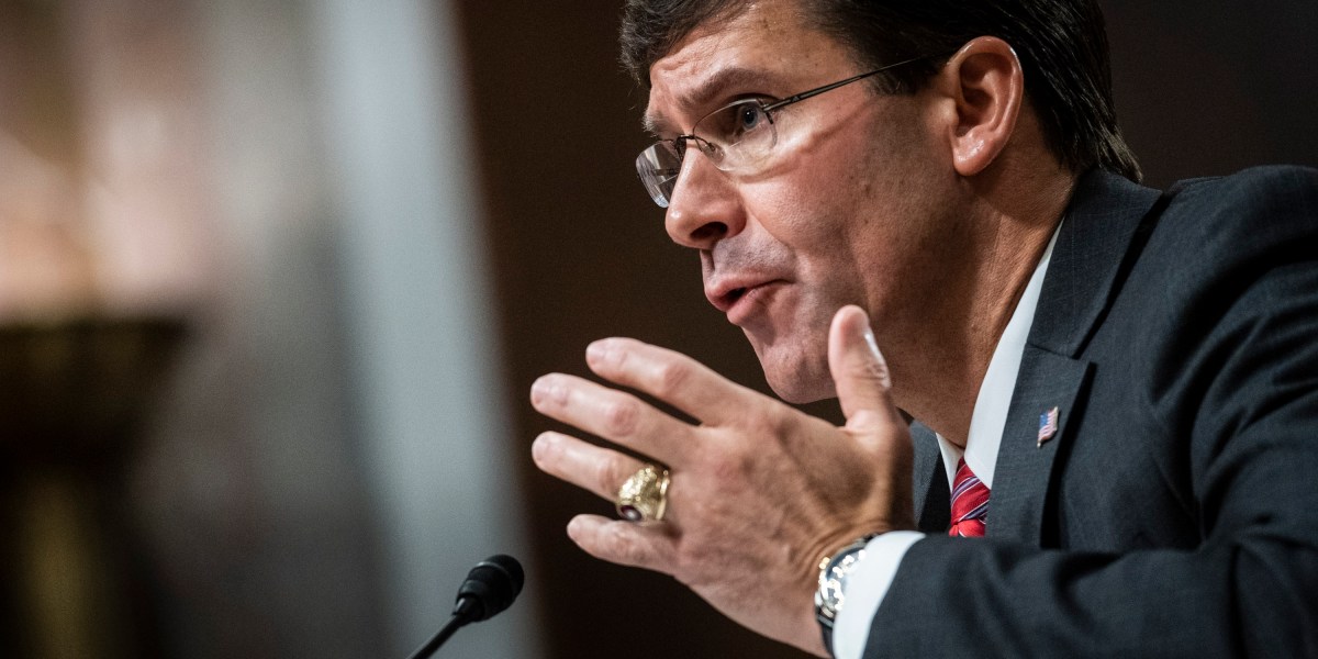 Senate Confirms Army Veteran Mark Esper as Secretary of Defense | Fortune