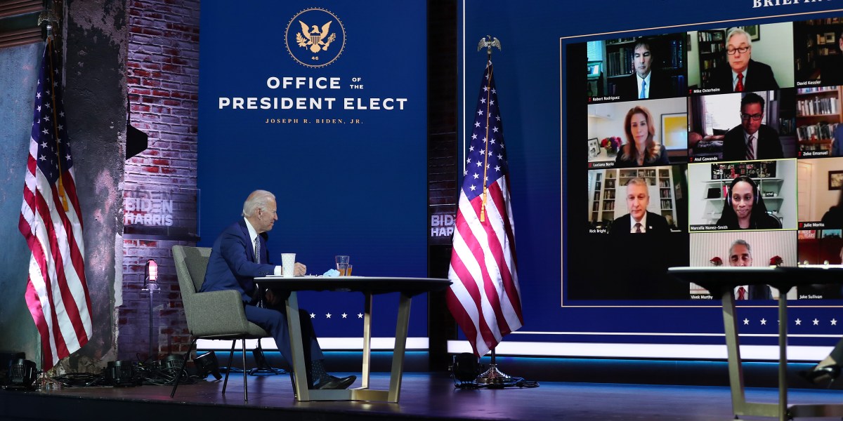 Biden unveils COVID-19 task force that is 38% female, 69% ...