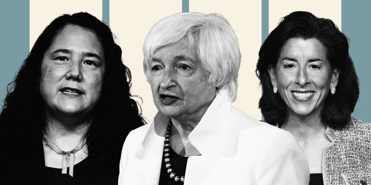 Joe Biden cabinet secretaries: Janet Yellen, Gina Raimondo, and Isabel ...