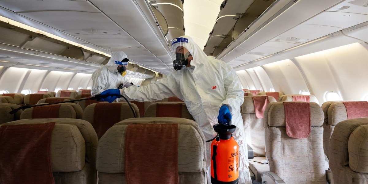 Passengers are twice as likely to get COVID-19 on a plane due to ...