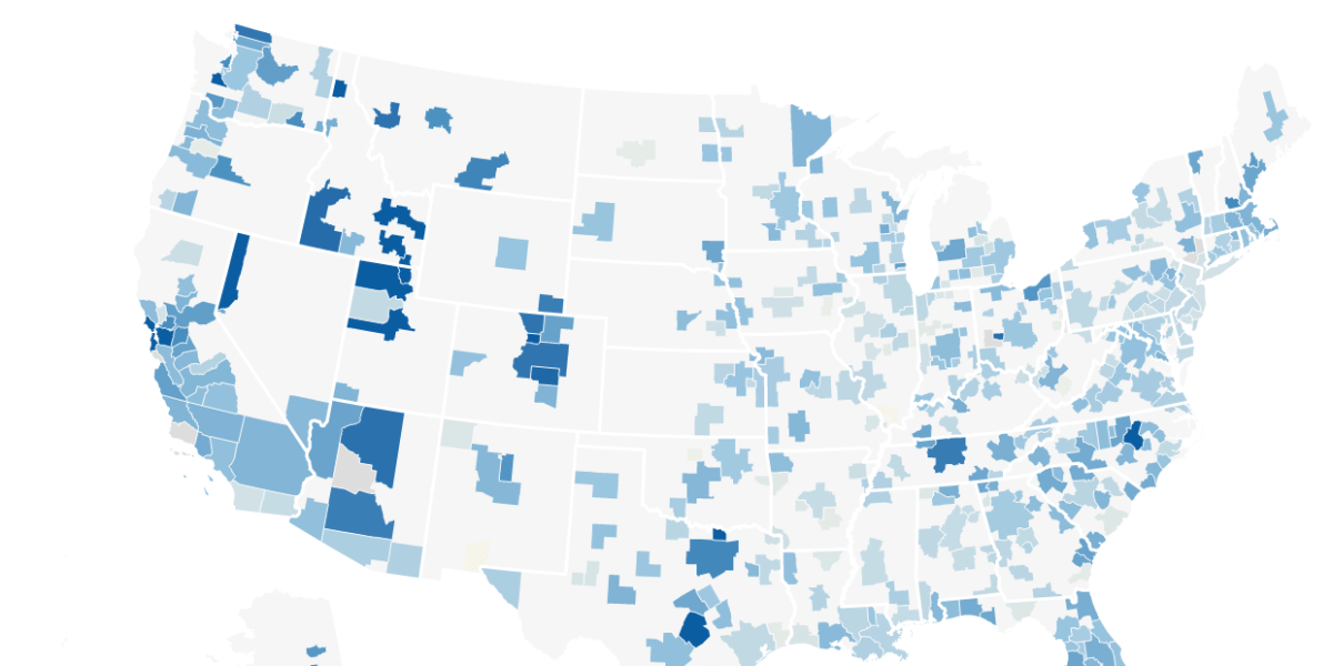 The housing correction is hitting your local housing market—this ...
