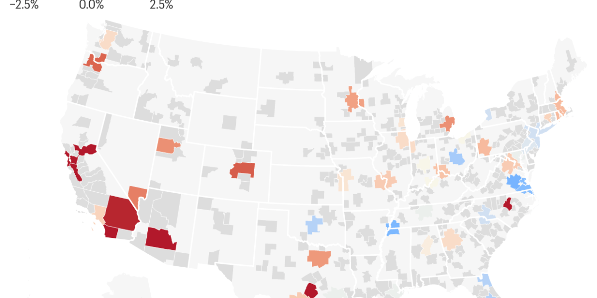 Zillow: These 30 housing markets saw falling home prices in July...but ...