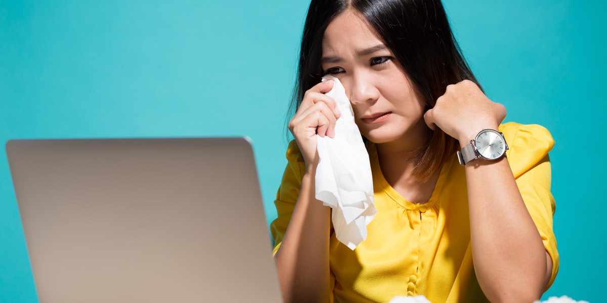 Crying at work is more than okay, it's an essential part of mental ...