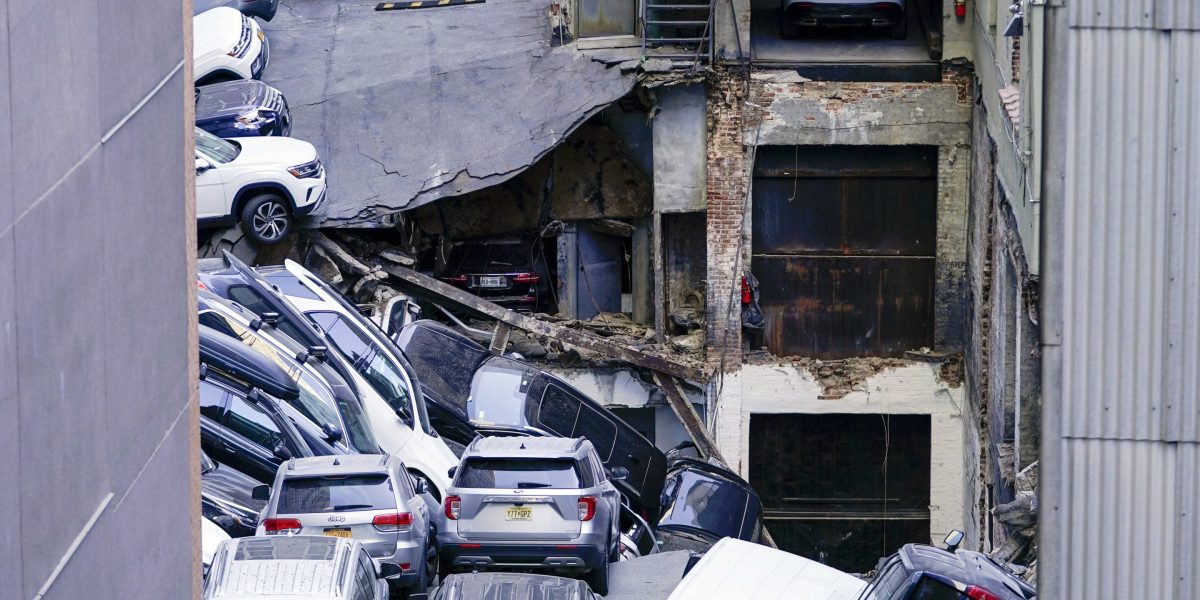 New York City Financial District parking garage collapses | Fortune