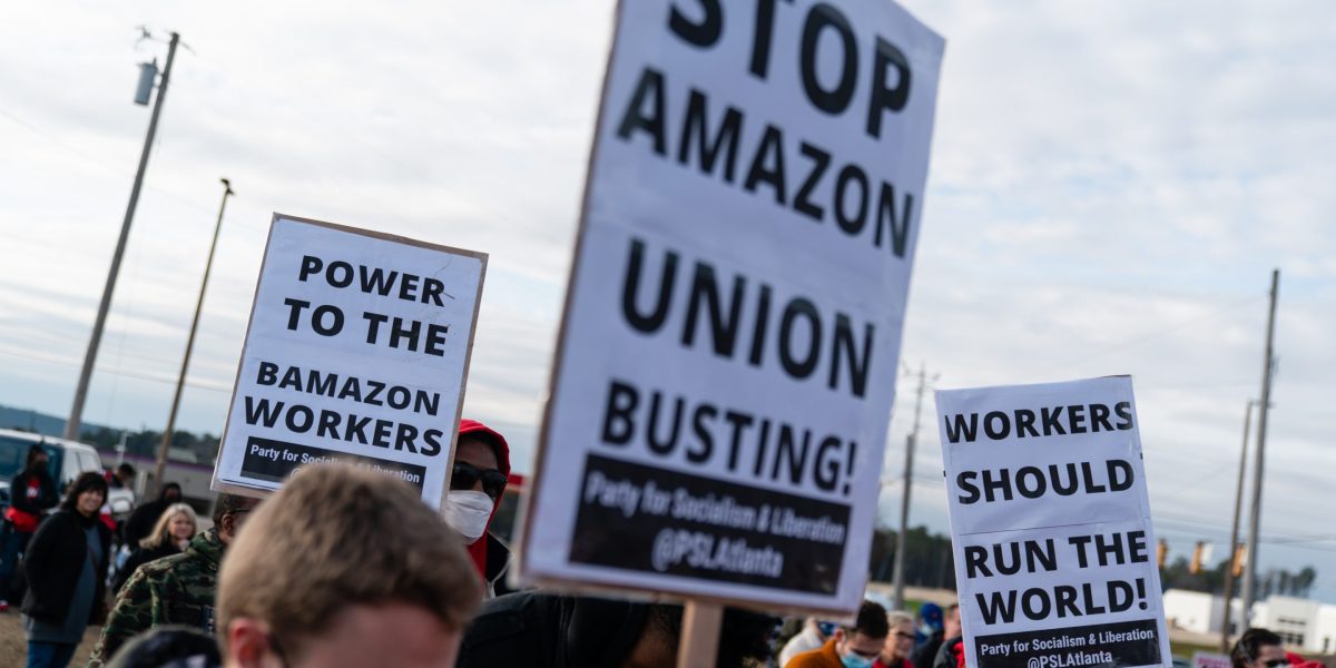 Amazon union organizer who says she was fired 'to stifle a movement ...