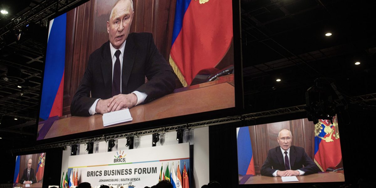 Vladimir Putin tells BRICS economic conference de-dollarization is ...