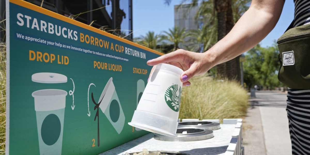 Starbucks wants to eliminate disposable cups by 2030 | Fortune