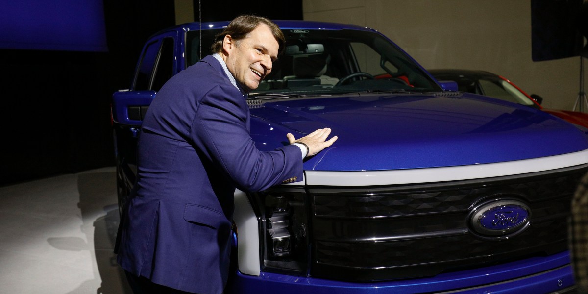 Ford CEO says electric vehicle drivers ‘just want really good sh*t ...