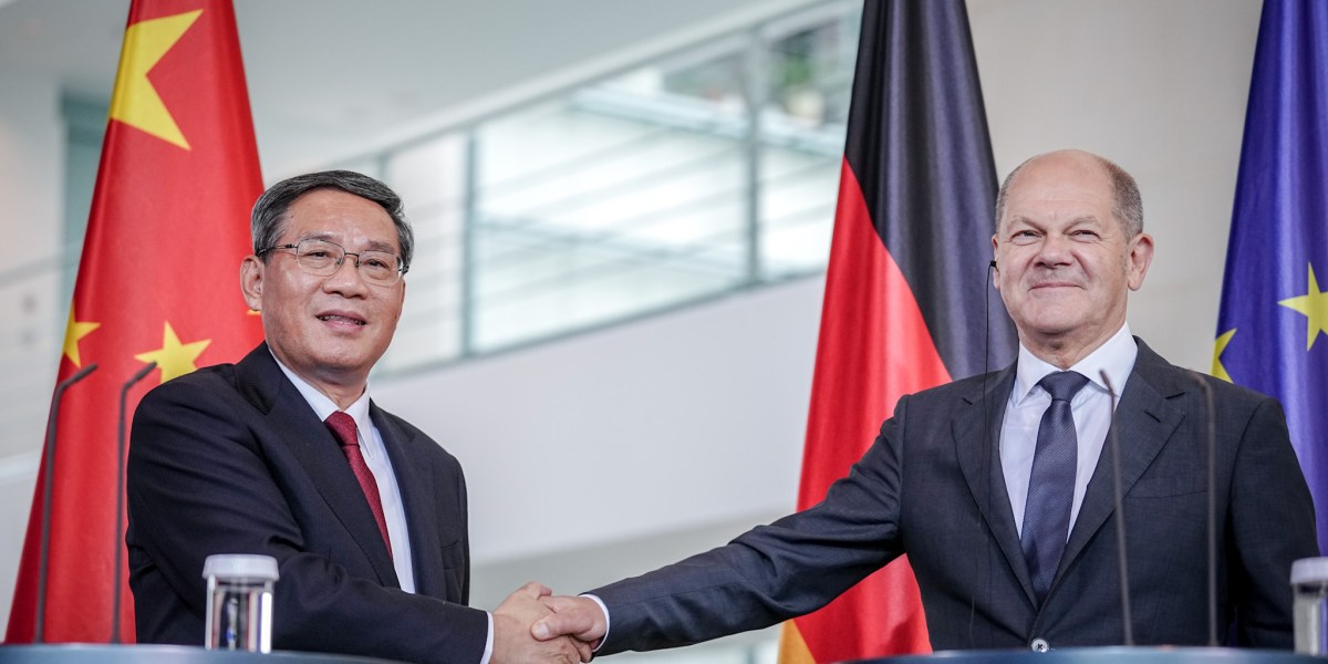 German chancellor downplays EU probe into China's electric vehicles ...