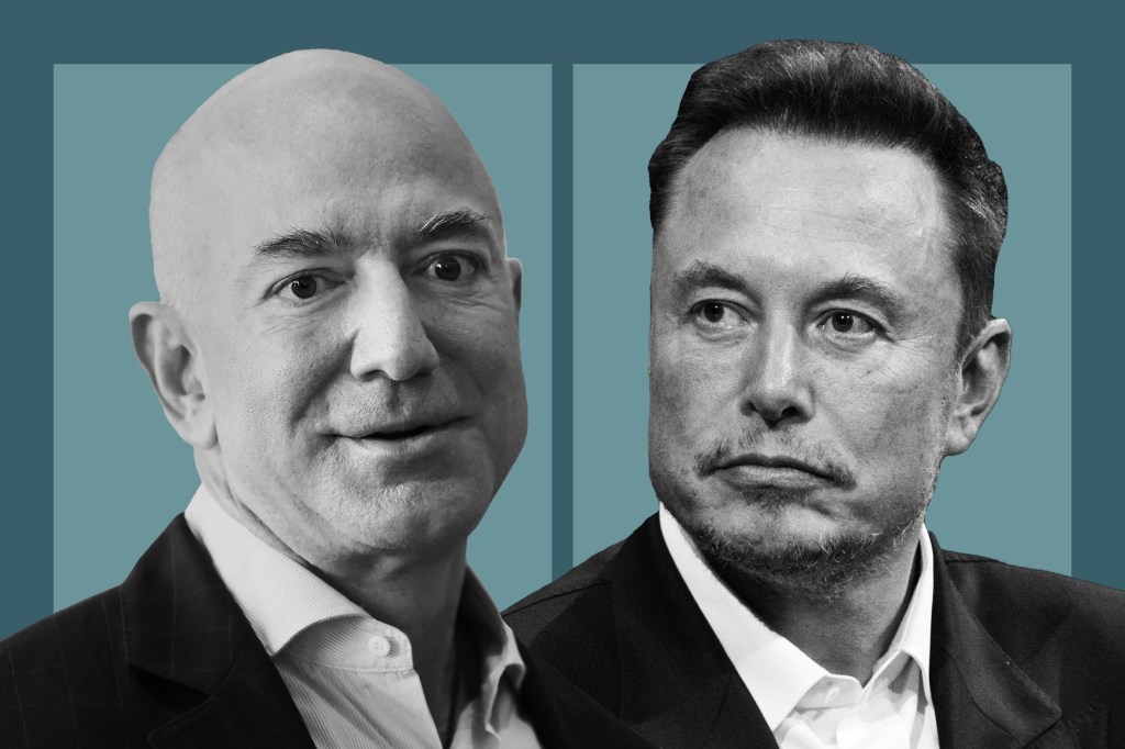 Tesla CEO Elon Musk and Amazon CEO Jeff Bezos's feud orgins | Fortune
