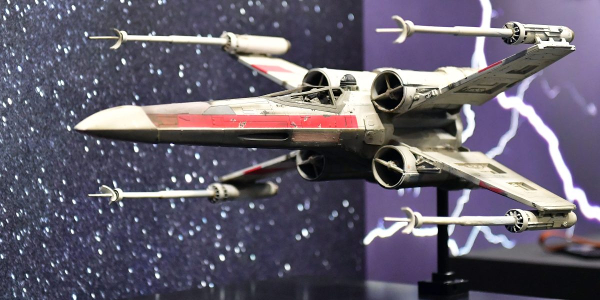 'Star Wars' X-wing Starfighter is sold for $3 million at an auction ...