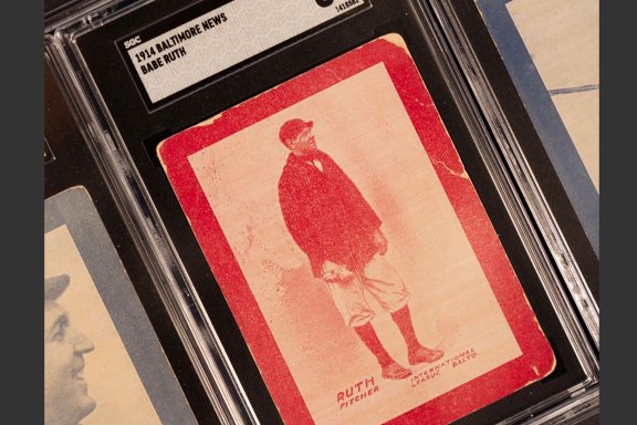 Rookie Babe Ruth baseball card could fetch set new record at auction ...