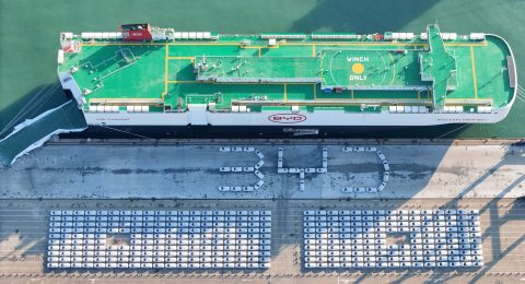 BYD is now using purpose-built EV cargo ships to send its cars to ...