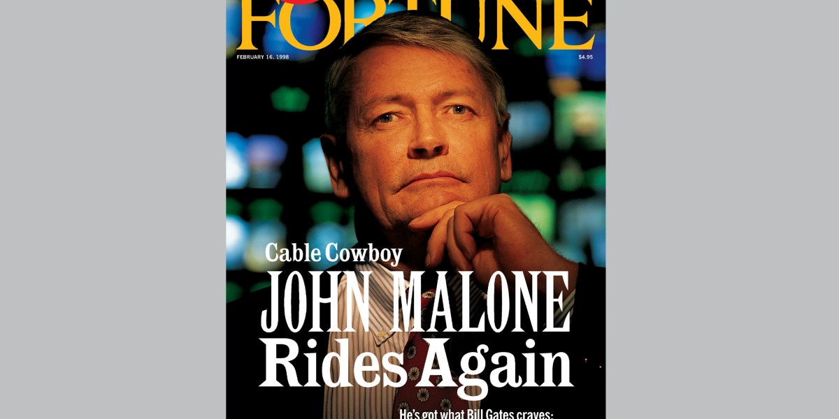 John Malone is touting a vision of the interactive future with cable TV ...