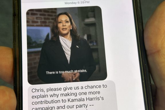 Americans showered ‘all day, every day’ with Harris and Trump texts ...
