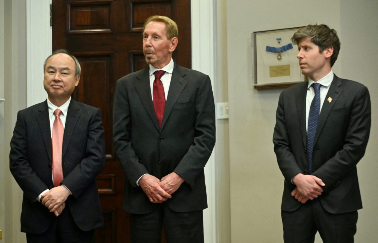 Sam Altman, Larry Ellison, and Masayoshi Son join Trump to announce ...
