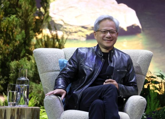 Jensen Huang sports black leather jackets worth thousands of dollars ...