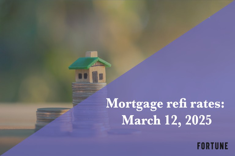 Current refi mortgage rates report for March 12, 2025 | Fortune
