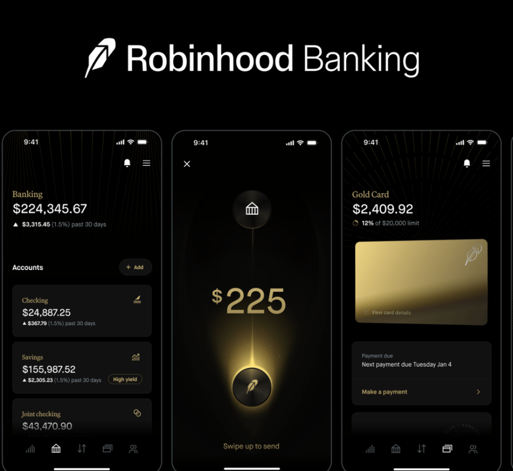 Robinhood launches banking and wealth management services | Fortune