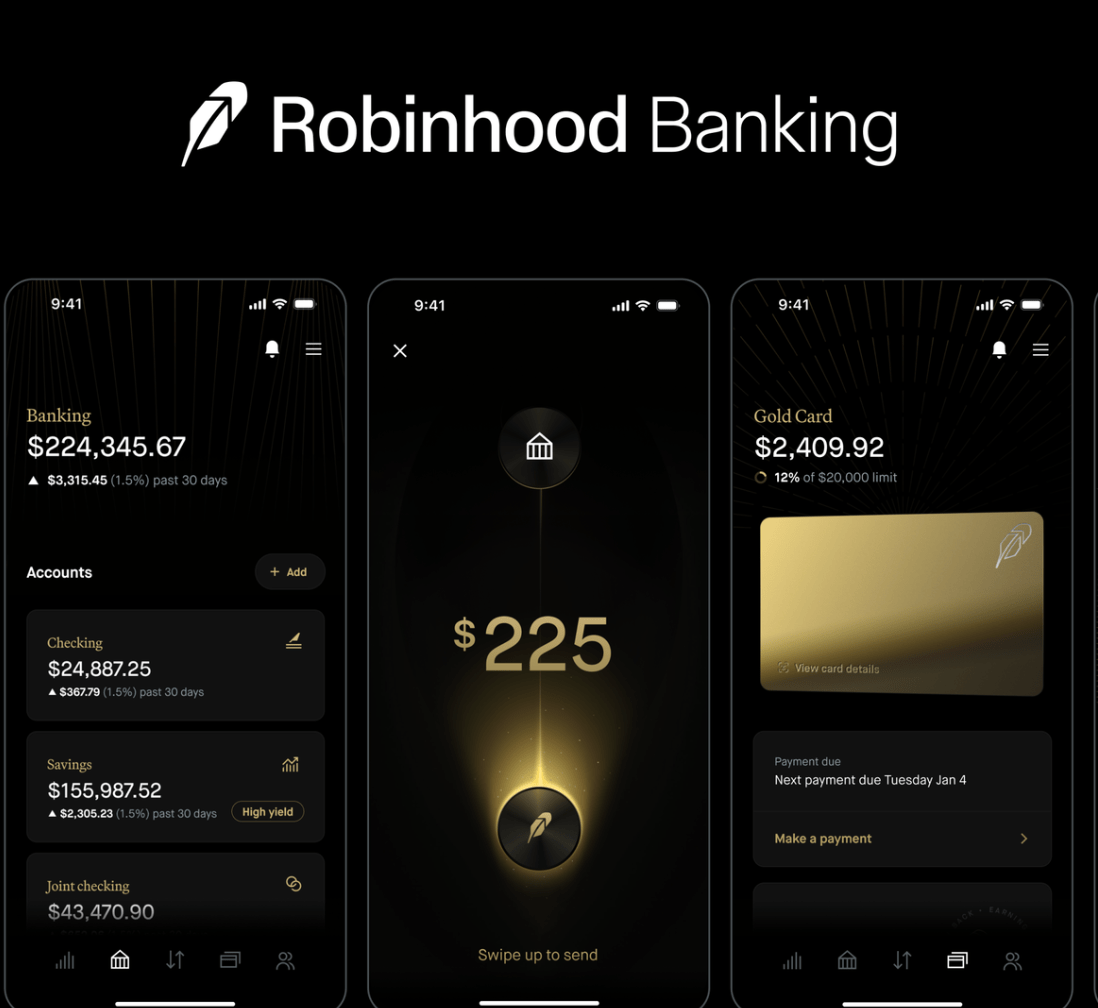 Robinhood launches banking and wealth management services | Fortune