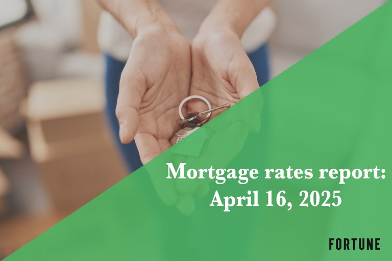 Current mortgage rates report for April 16, 2025: Rates take a small ...