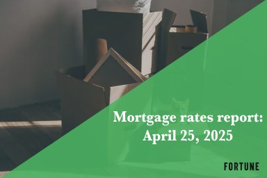 Current mortgage rates report for April 25, 2025: Rates mostly staying ...