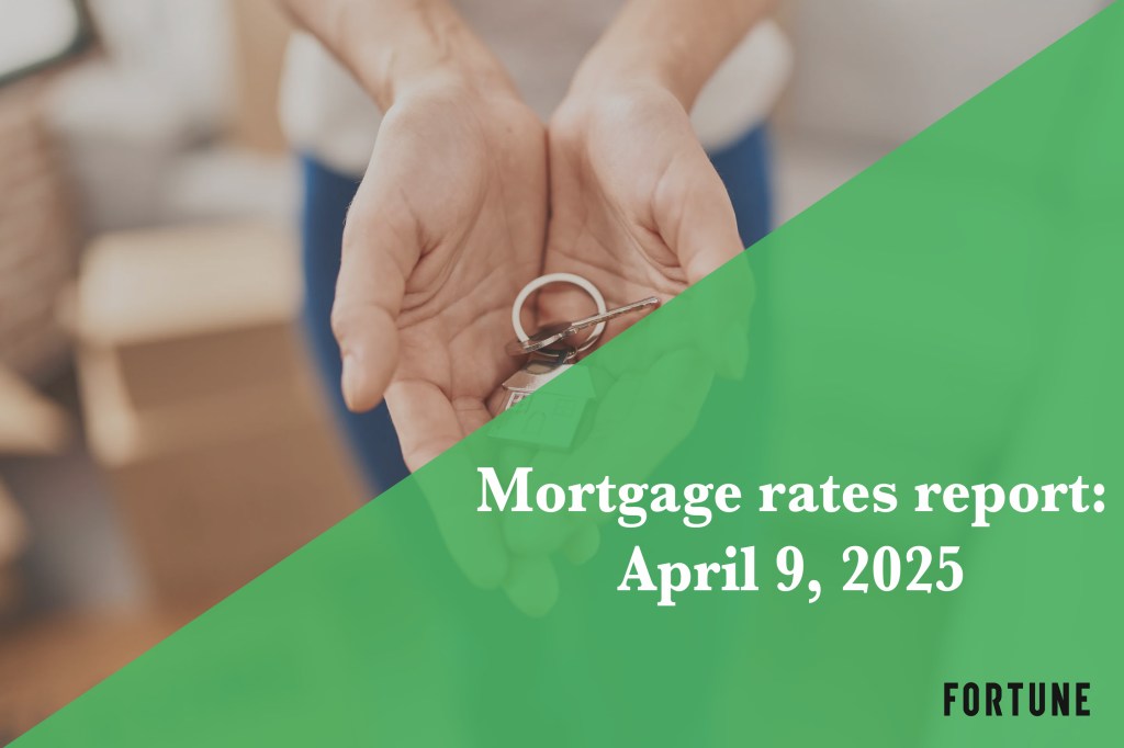 Current mortgage rates report for April 9, 2025: Rates head upward ...