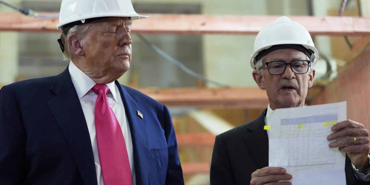 Trump ambushes Powell with scrap of paper showing alleged cost overrun ...
