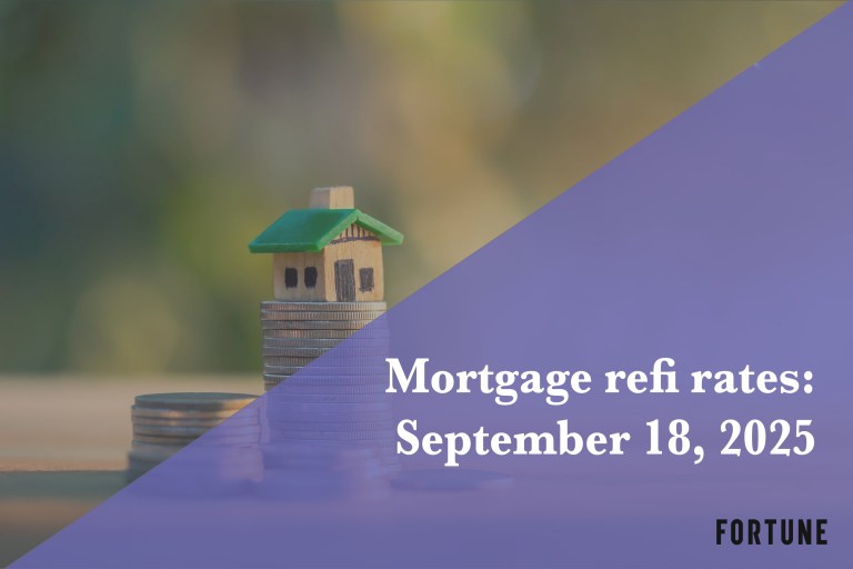 Current refi mortgage rates report for Sept. 18, 2025 | Fortune